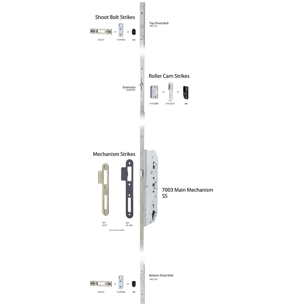FPL 7003 3-Point Entrance Multipoint Lock – Rozari